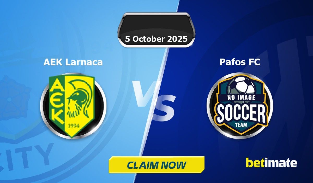 AEK Larnaca vs Pafos FC Predictions | Expert Betting Tips & Stats 05 Oct 2025