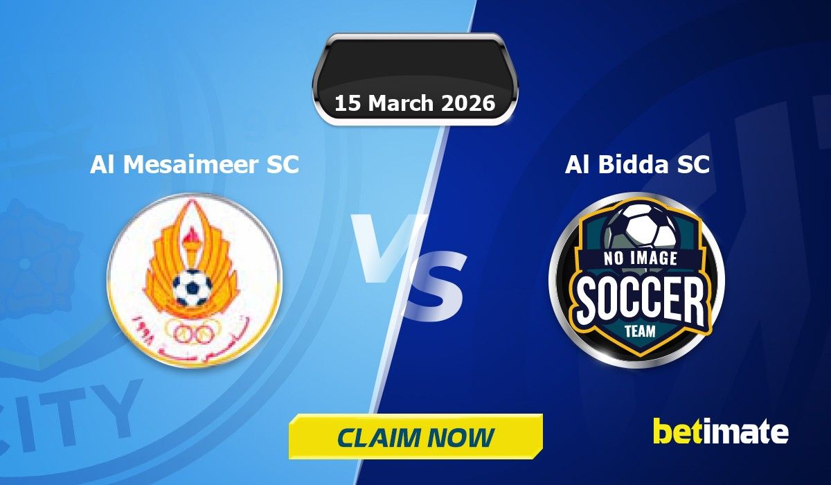 Al Mesaimeer SC vs Al Bidda SC Predictions | Expert Betting Tips ...
