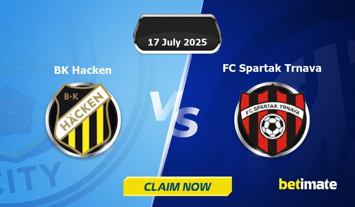 BK Hacken vs FC Spartak Trnava Predictions | Expert Betting Tips & Stats
