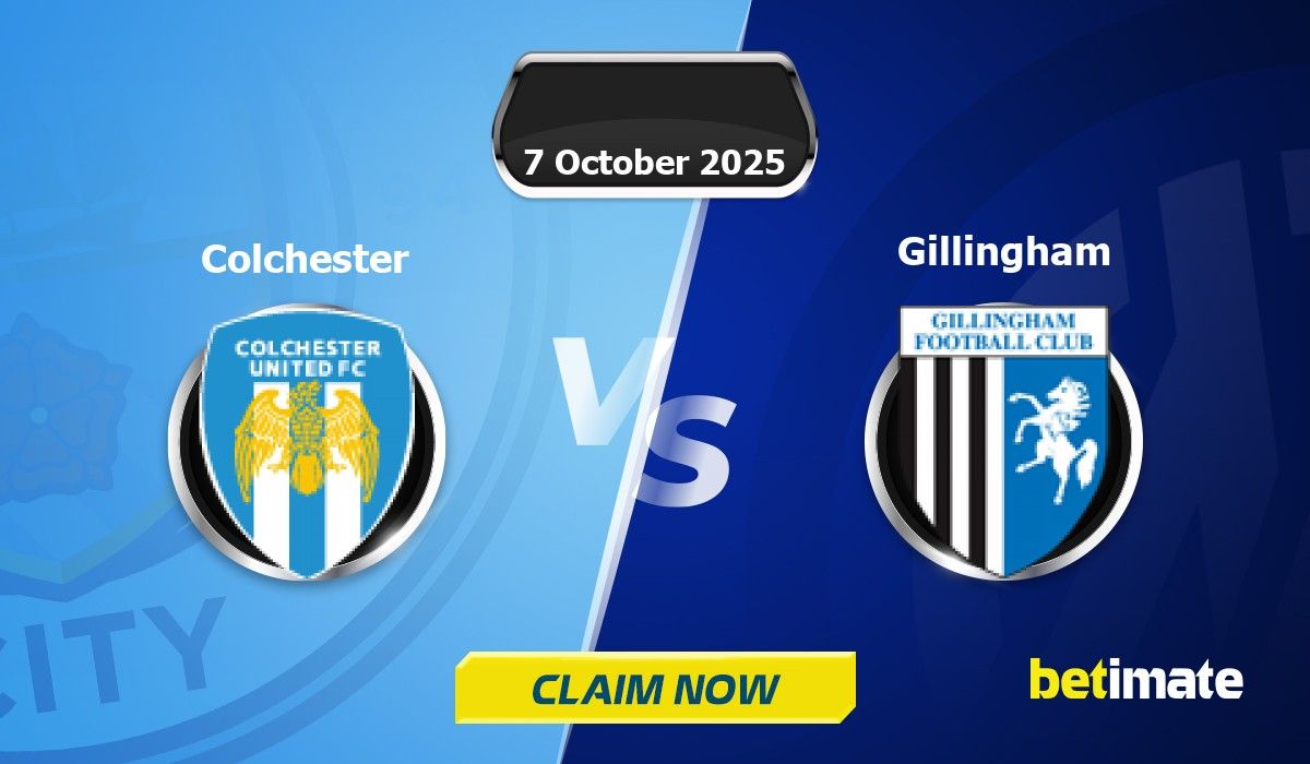 Colchester vs Gillingham England EFL Trophy प्रीडिक्शन - ओड्स और बेटिंग ...