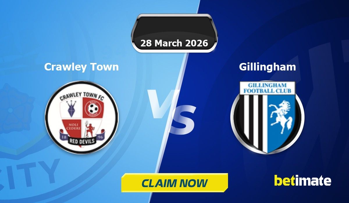 Crawley Town vs Gillingham Predictions | Expert Betting Tips & Stats 28 ...