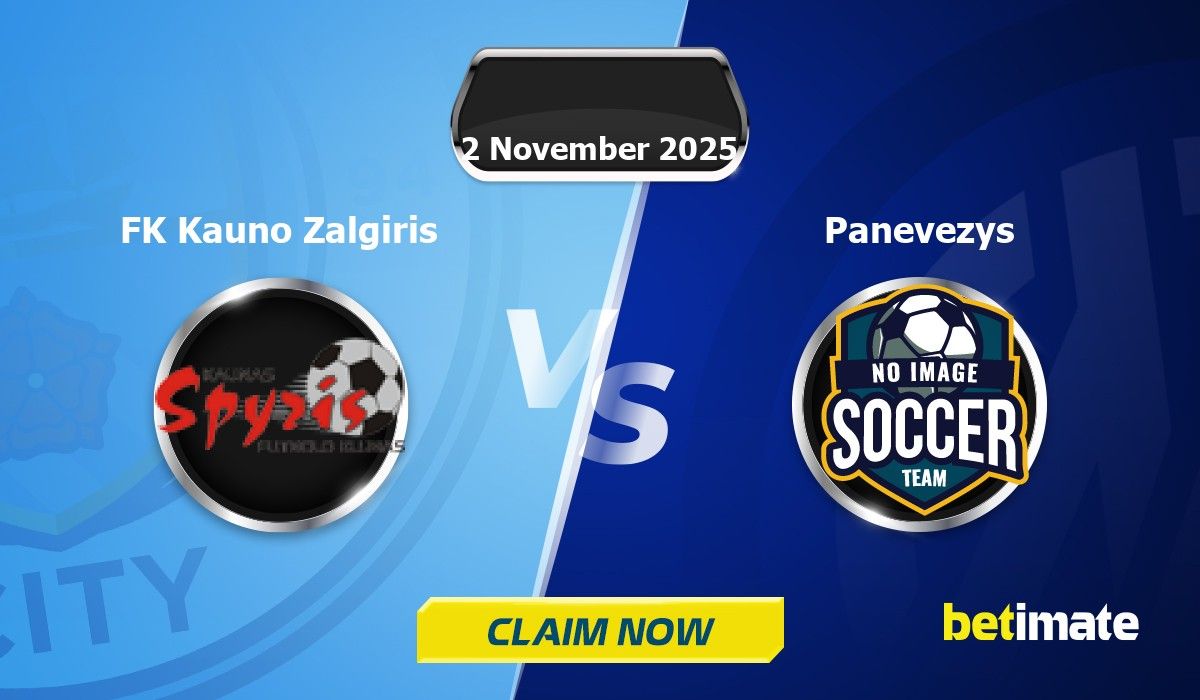 FK Kauno Zalgiris vs Panevezys Predictions | Expert Betting Tips ...