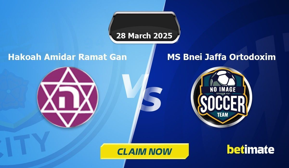 Hakoah Amidar Ramat Gan vs MS Bnei Jaffa Ortodoxim Predictions - 28/03/2025