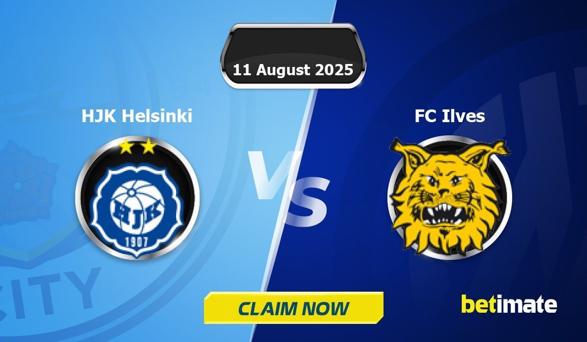 HJK Helsinki vs FC Ilves Predictions | Expert Betting Tips & Stats 11 Aug 2025
