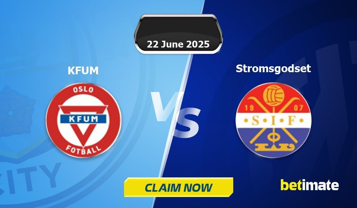 KFUM vs Stromsgodset Predictions | Expert Betting Tips & Stats 22 Jun 2025