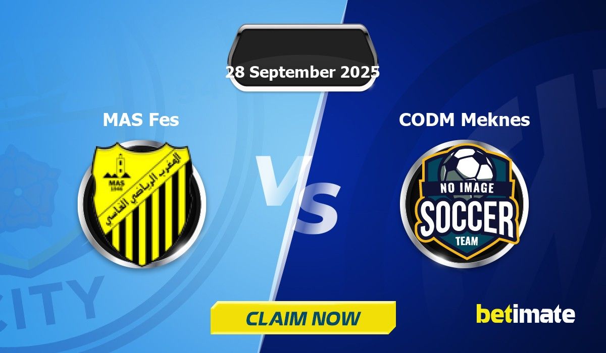 MAS Fes vs CODM Meknes Predictions | Expert Betting Tips & Stats 28 Sep ...