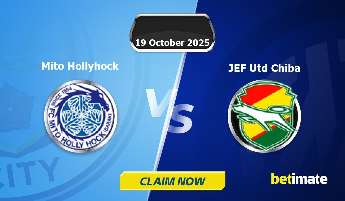 Mito Hollyhock vs JEF Utd Chiba Japan J2-League 预测 - 赔率和投注技巧 19 Oct 2025