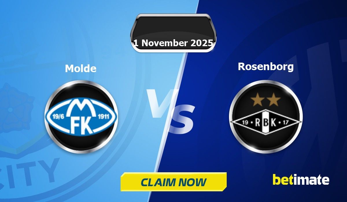 Molde vs Rosenborg Predictions | Expert Betting Tips & Stats 01 Nov 2025