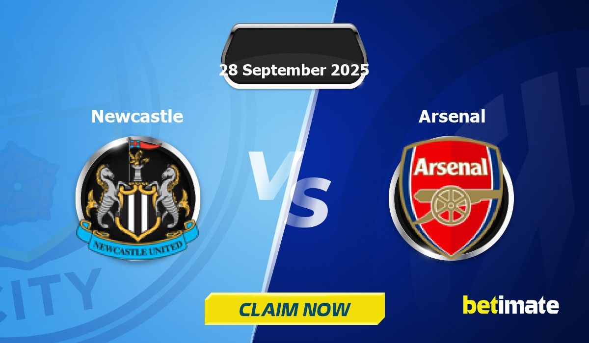 Newcastle vs Arsenal Predictions | Expert Betting Tips & Stats 28 Sep 2025