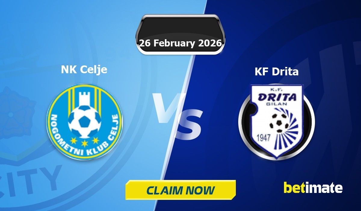 NK Celje vs KF Drita Predictions | Expert Betting Tips & Stats 26 Feb 2026