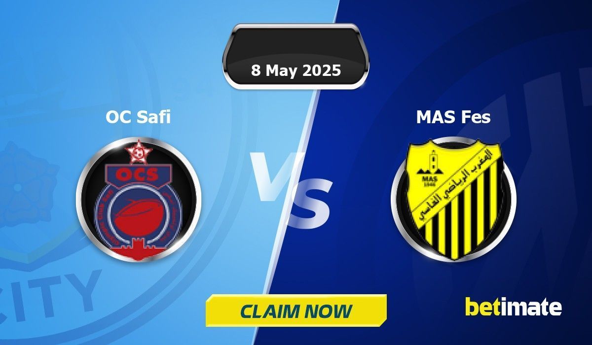 OC Safi vs MAS Fes Predictions | Expert Betting Tips & Stats 08 May 2025