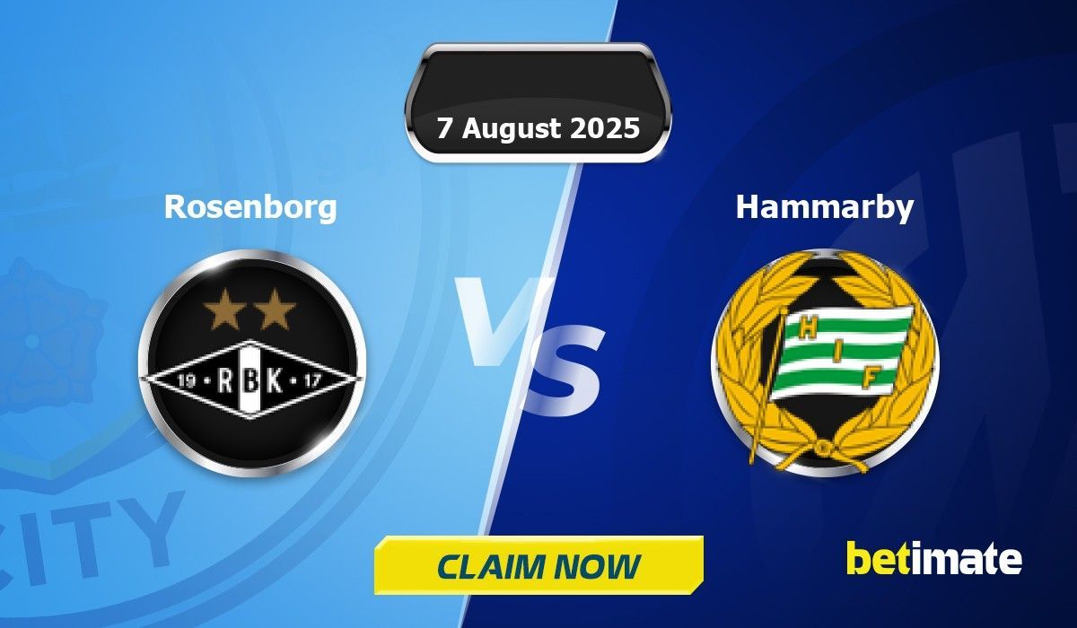 Rosenborg vs Hammarby Predictions | Expert Betting Tips & Stats 07 Aug 2025