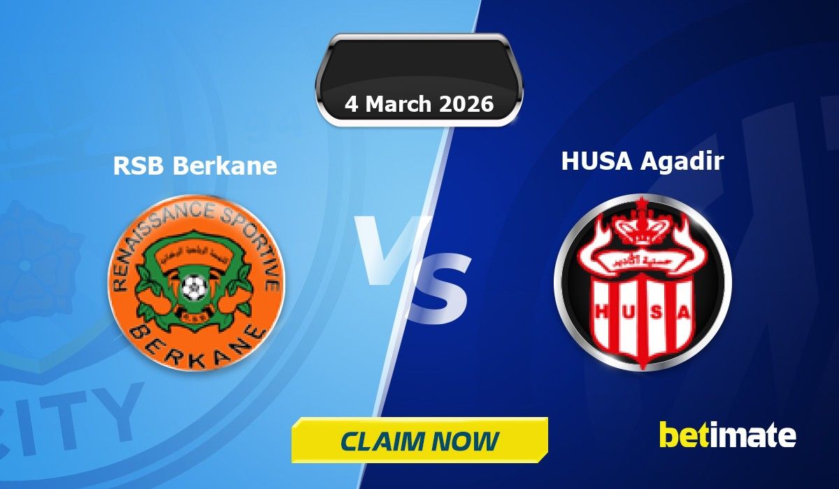 RSB Berkane vs HUSA Agadir Predictions - 04/03/2026