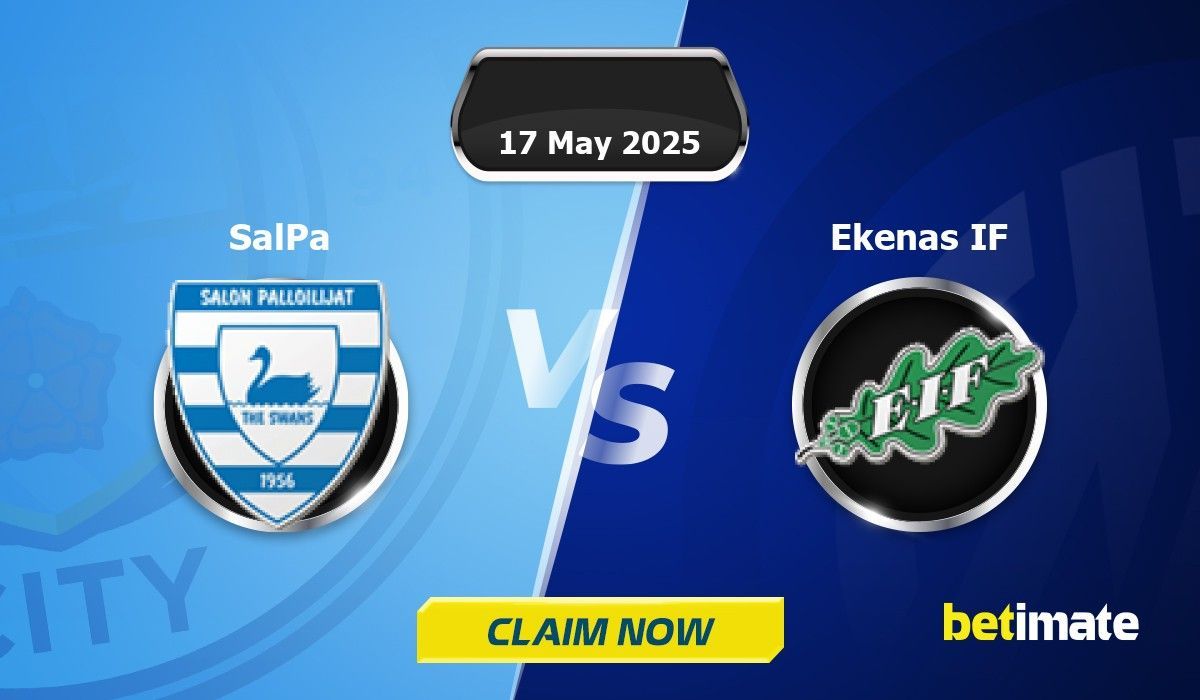 SalPa vs Ekenas IF Predictions | Expert Betting Tips & Stats 17 May 2025