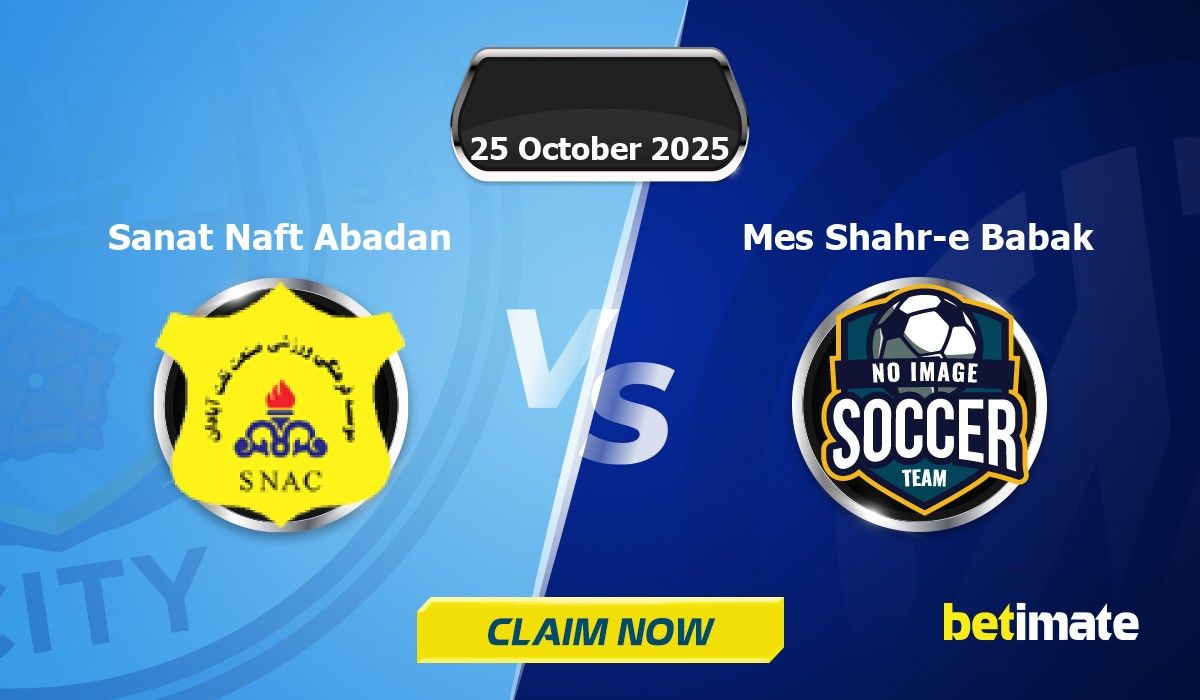 Predizioni Sanat Naft Abadan vs Mes Shahr-e Babak | Consigli di ...