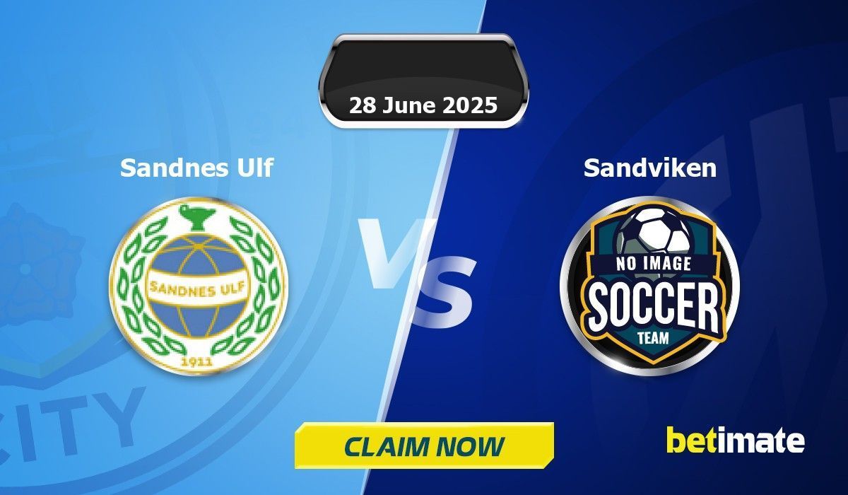 Sandnes Ulf vs Sandviken Predictions | Expert Betting Tips & Stats 28 Jun 2025