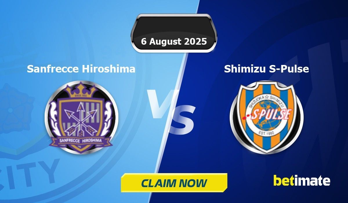 Sanfrecce Hiroshima vs Shimizu S-Pulse 예측 | 전문 베팅 팁 및 통계 06 Aug 2025
