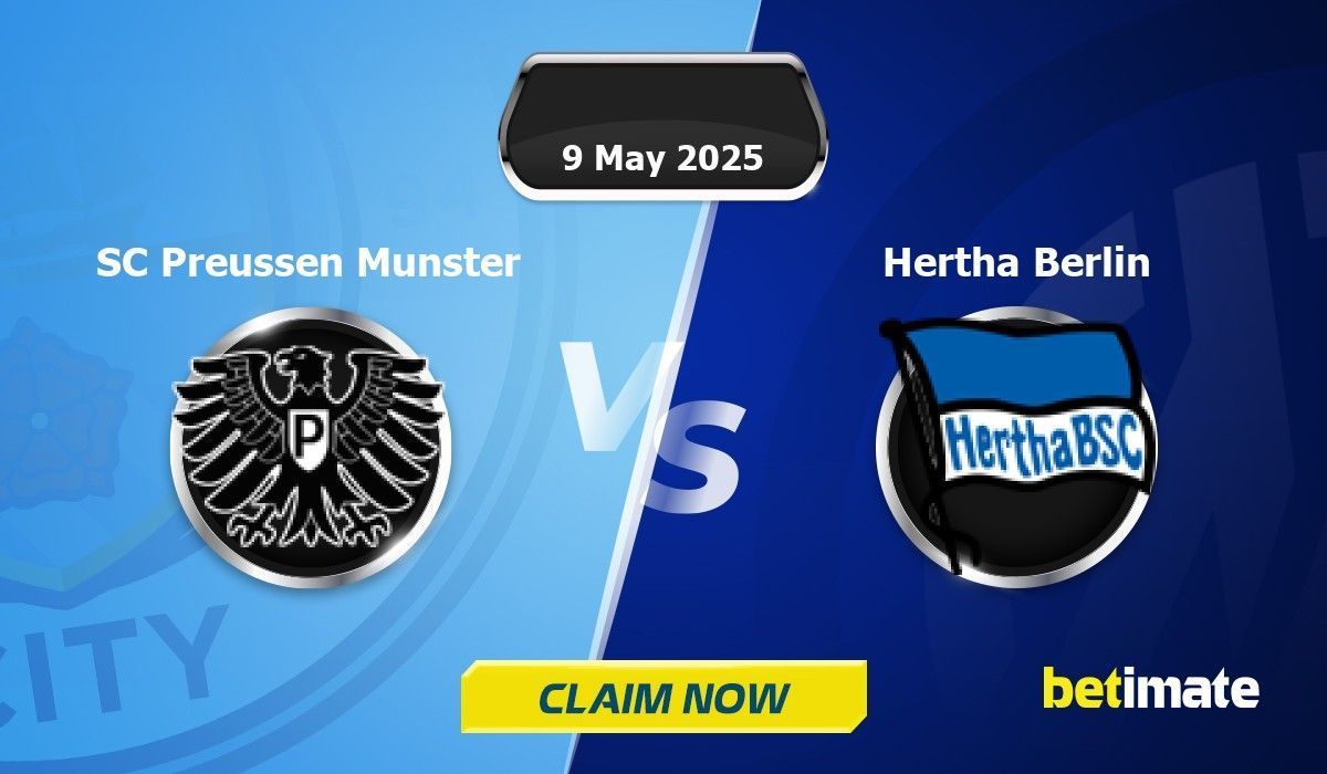 SC Preussen Munster vs Hertha Berlin Predictions | Expert Betting Tips ...