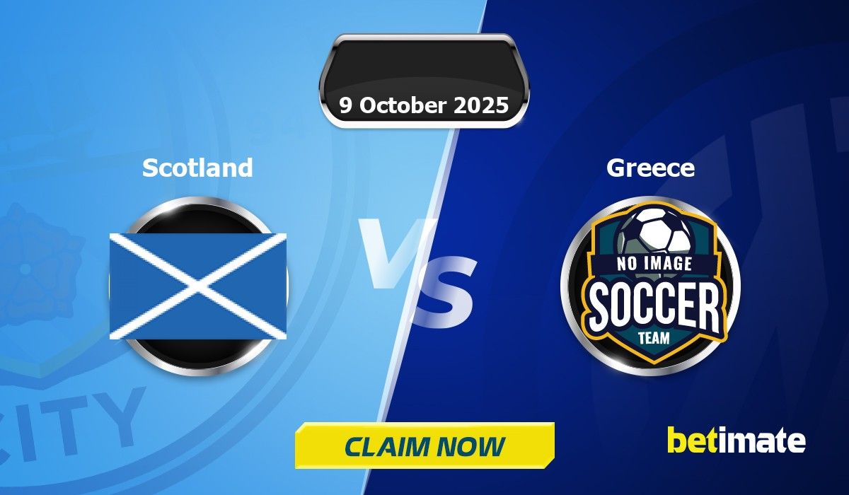 Scotland vs Greece Vorhersagen | Experten-Tipps & Statistiken 09 Oct 2025