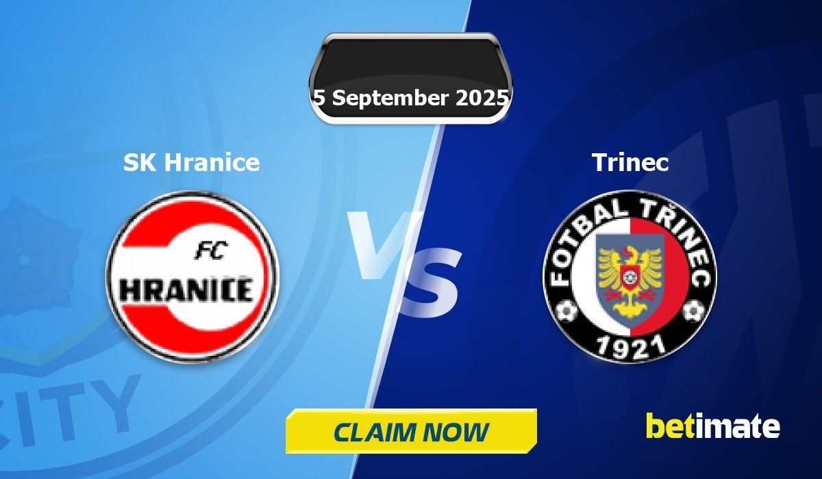 SK Hranice vs Trinec Vorhersagen | Experten-Tipps & Statistiken 05 Sep 2025