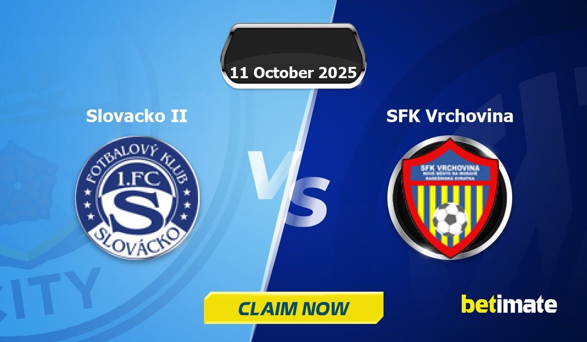 Slovacko II vs SFK Vrchovina Predictions | Expert Betting Tips & Stats ...