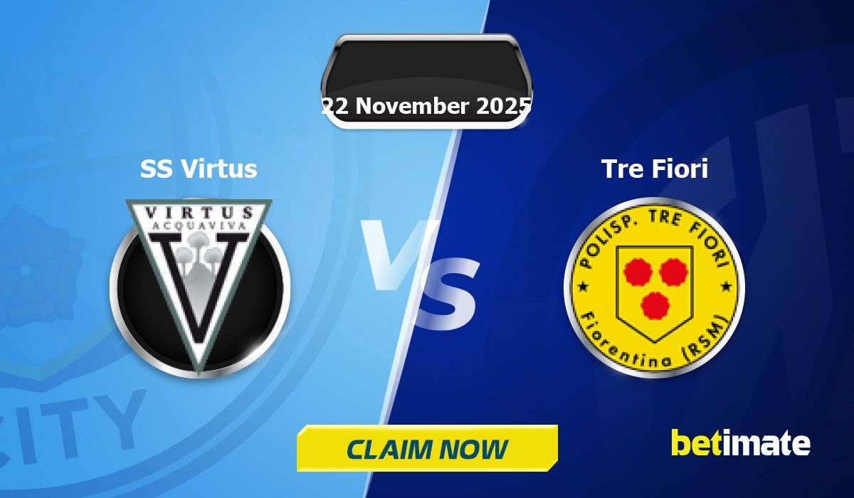 SS Virtus vs Tre Fiori Predictions | Expert Betting Tips & Stats 22 Nov ...