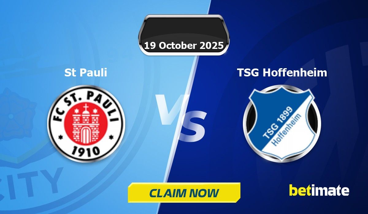 St Pauli vs TSG Hoffenheim Predictions | Expert Betting Tips & Stats 19 ...