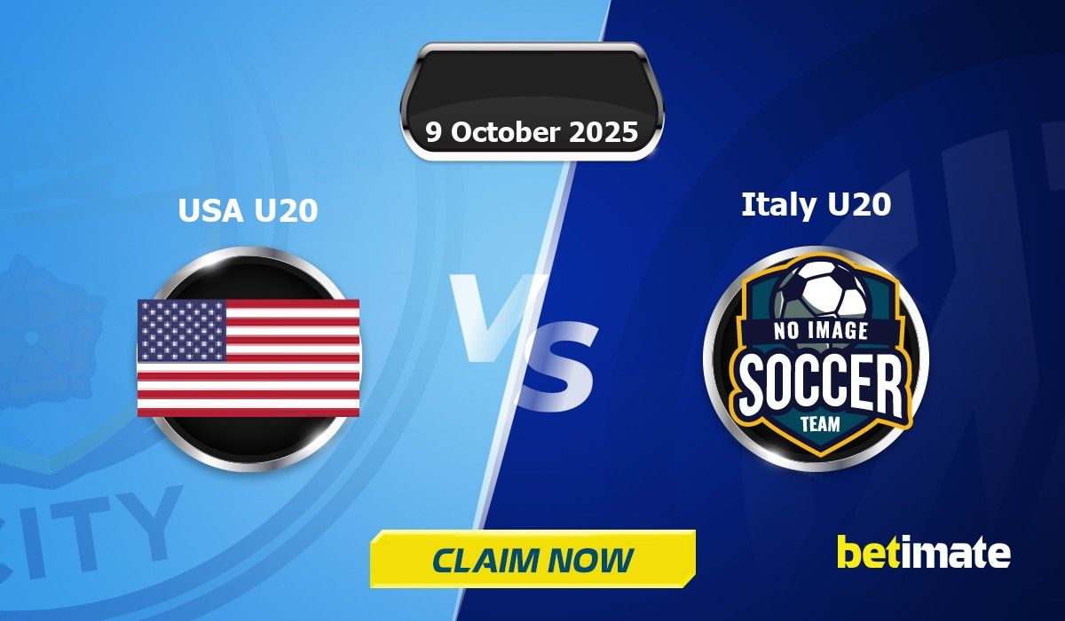 USA U20 vs Italy U20 Predictions | Expert Betting Tips & Stats