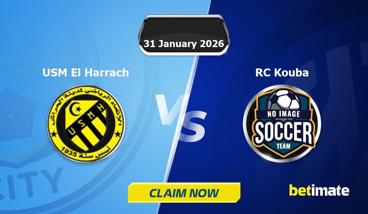 USM El Harrach vs RC Kouba Predictions | Expert Betting Tips & Stats 31 ...