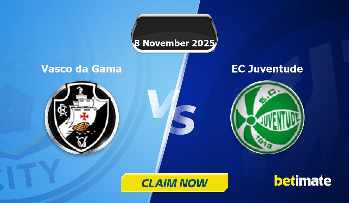 Vasco da Gama vs EC Juventude Predictions | Expert Betting Tips & Stats 08 Nov 2025