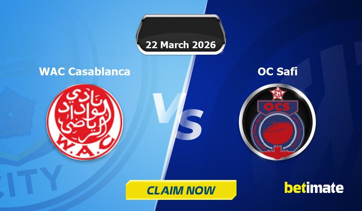 WAC Casablanca vs OC Safi Predictions | Expert Betting Tips & Stats 22 ...