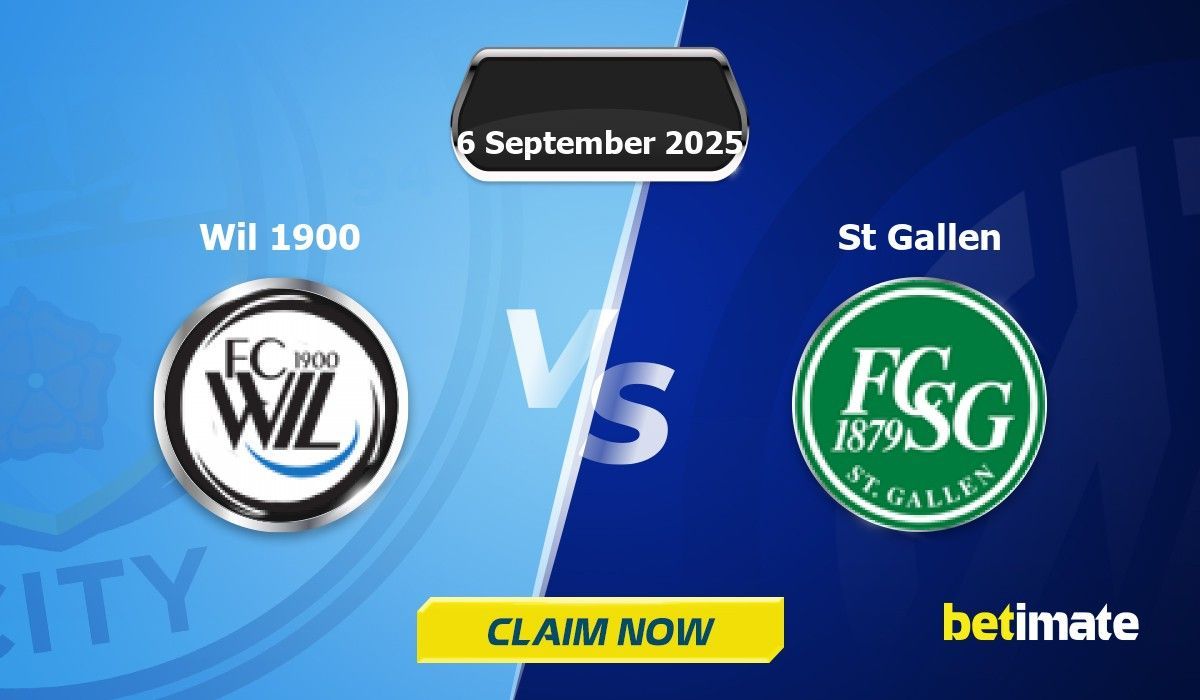 Wil 1900 vs St Gallen Predictions - 06/09/2025