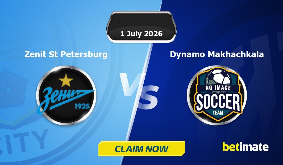 Zenit St Petersburg vs Dynamo Makhachkala Predictions | Expert Betting ...