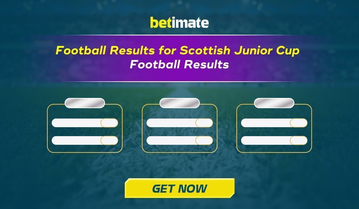 Football Results for Scottish Junior Cup [LASTEST football scores]
