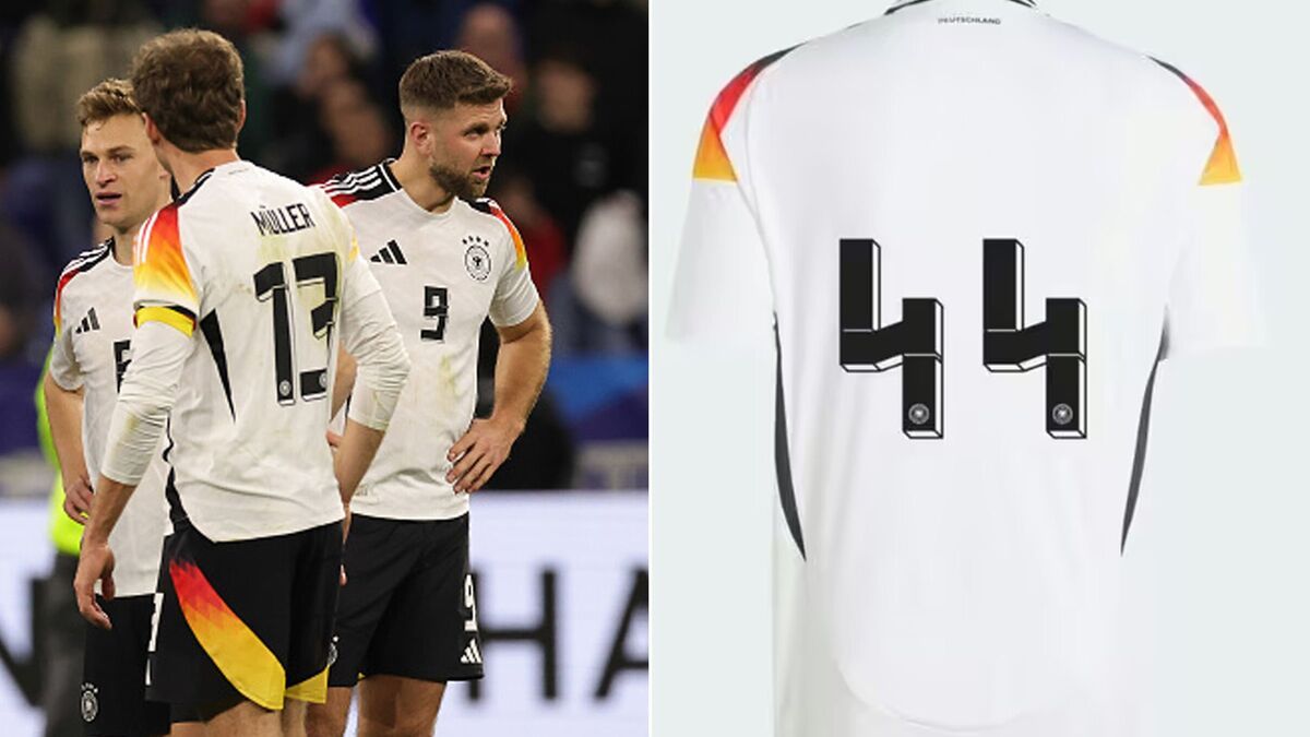Adidas verhängt ein Verbot für Fans, „44“ auf den Fußballtrikots der ...