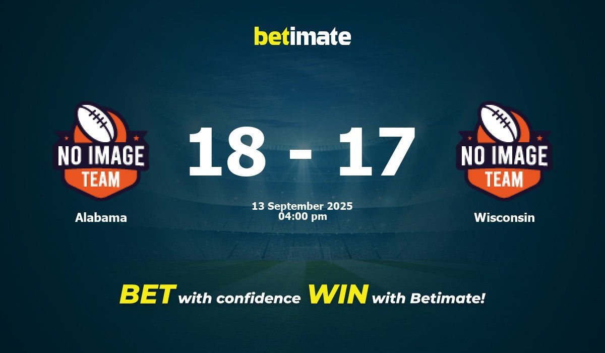 Alabama vs Wisconsin American Football Prediction, Odds & Betting Tips ...
