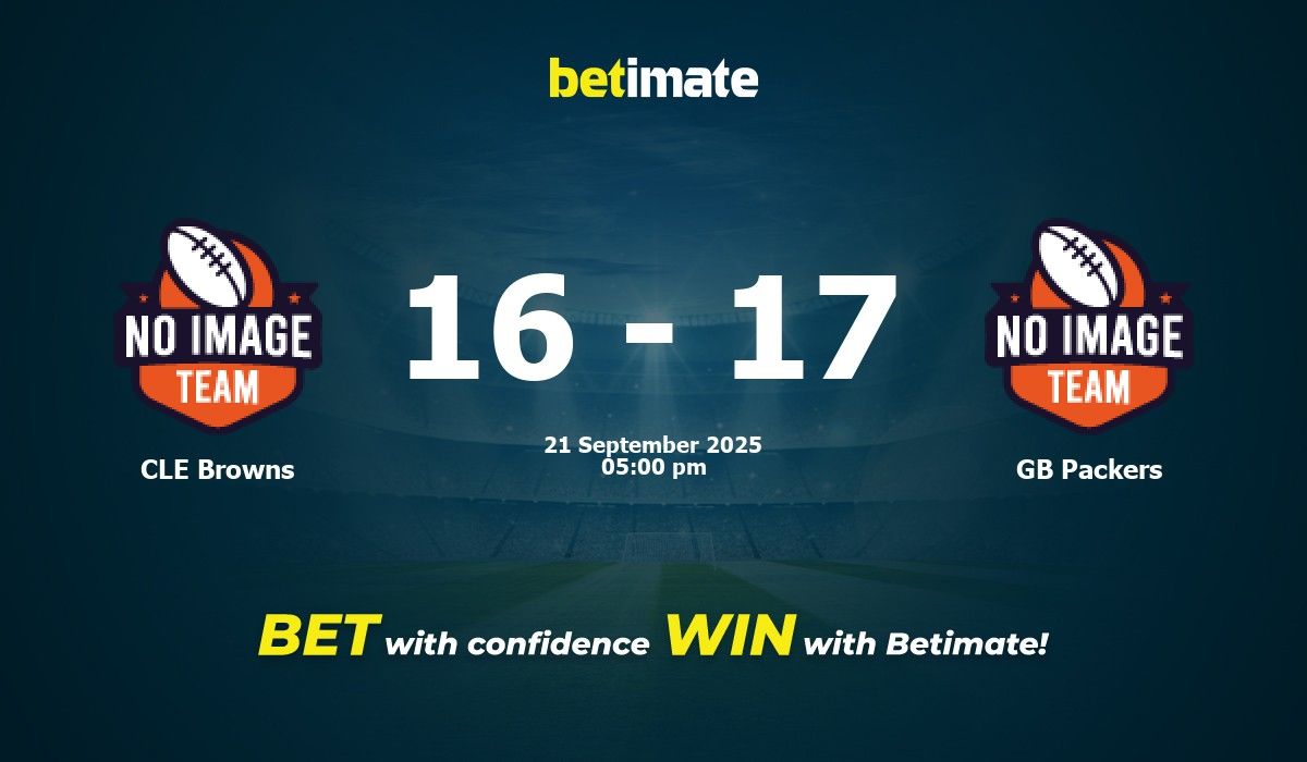 CLE Browns vs GB Packers American Football Prediction, Odds & Betting ...