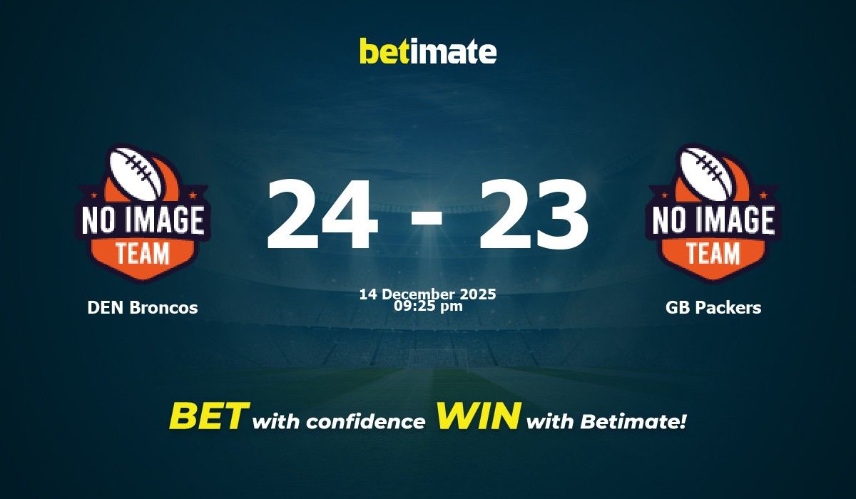 DEN Broncos vs GB Packers American Football Prediction, Odds & Betting ...