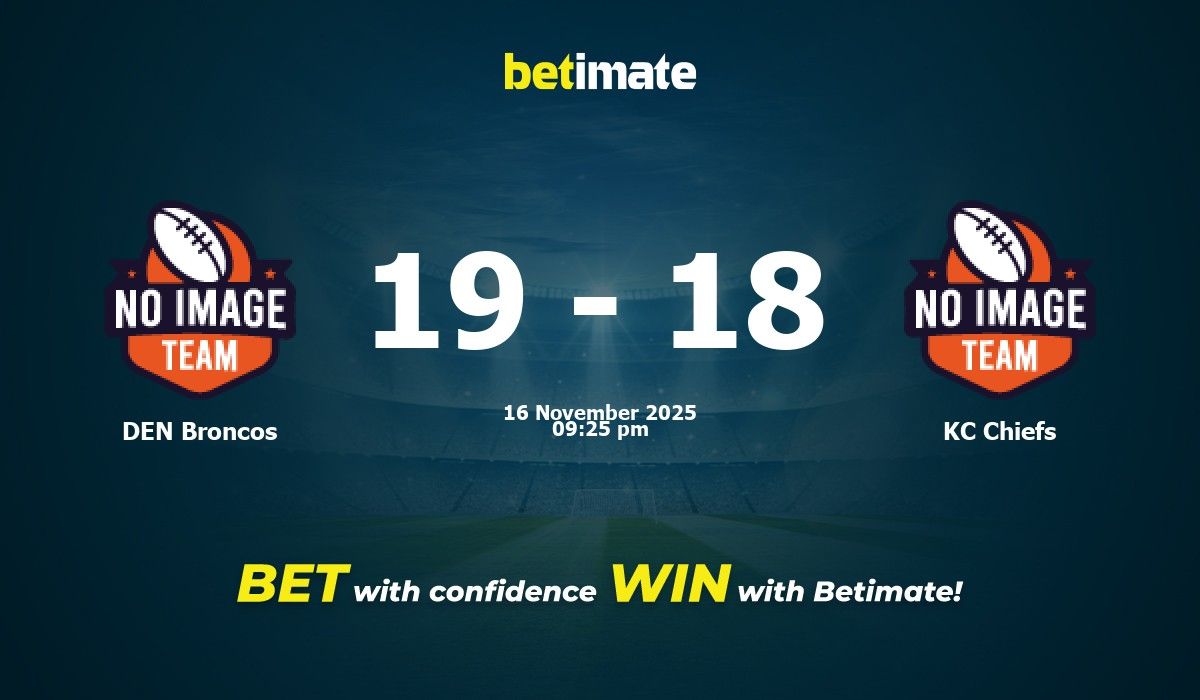 DEN Broncos vs KC Chiefs American Football Prediction, Odds & Betting ...
