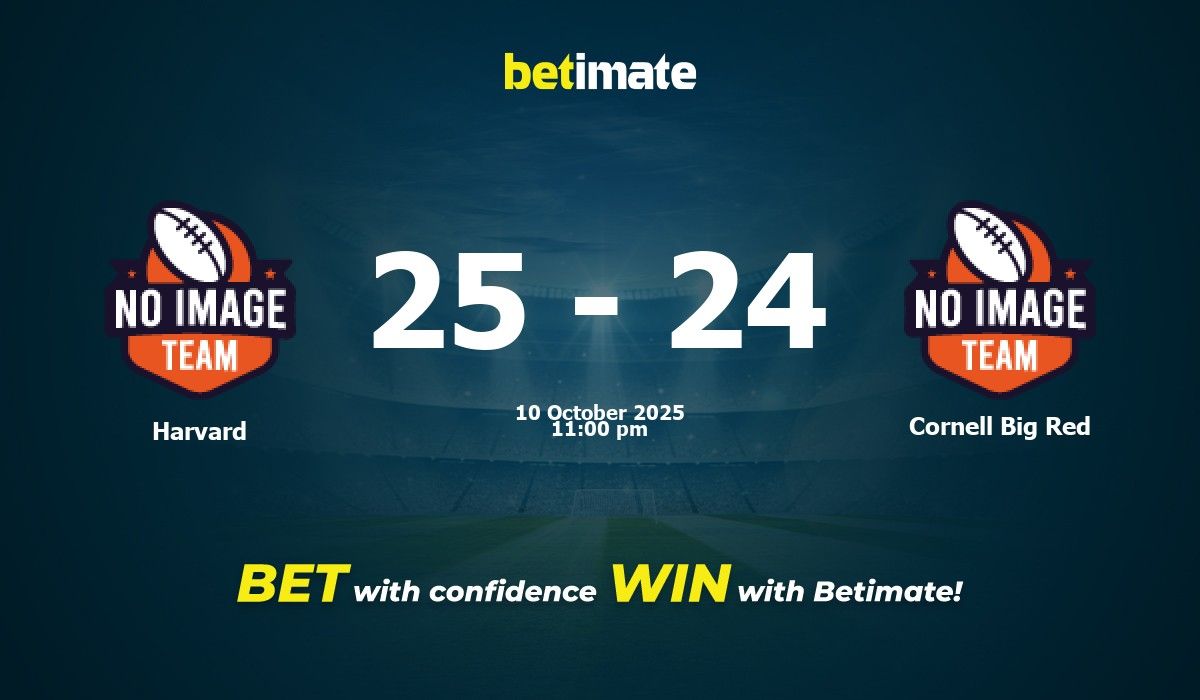 Harvard vs Cornell Big Red American Football Prediction, Odds & Betting ...