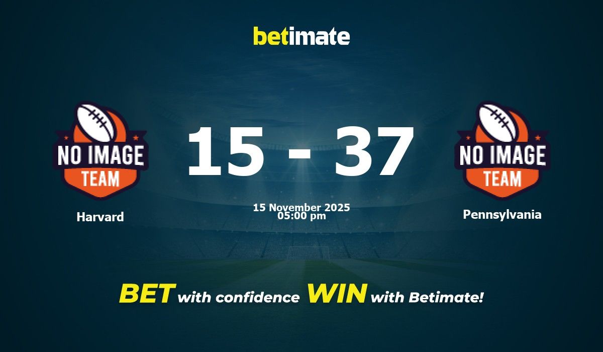 Harvard vs Pennsylvania American Football Prediction, Odds & Betting ...