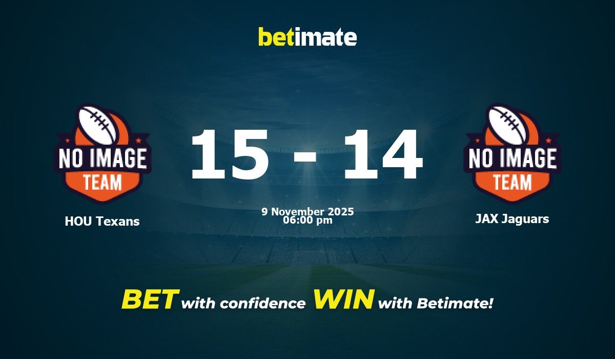 HOU Texans vs JAX Jaguars American Football Prediction, Odds & Betting ...
