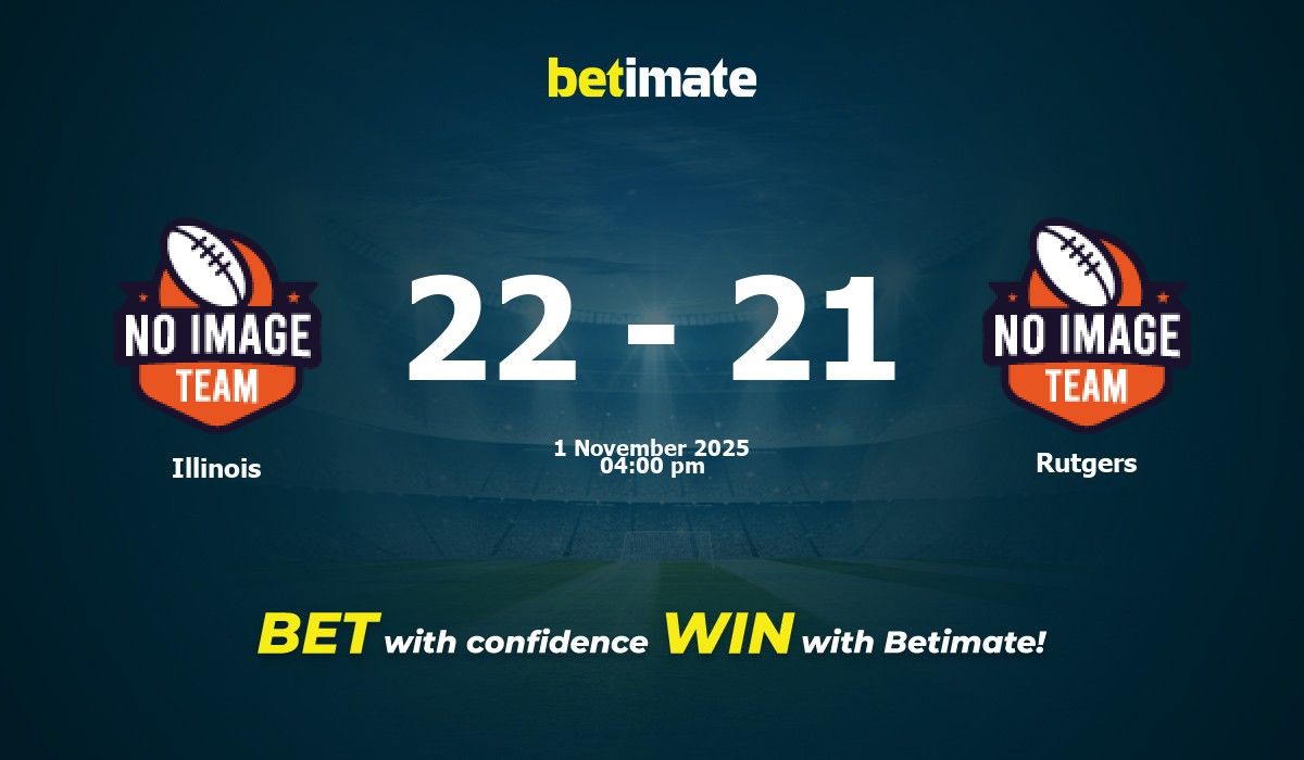 Illinois vs Rutgers American Football Prediction, Odds & Betting Tips ...