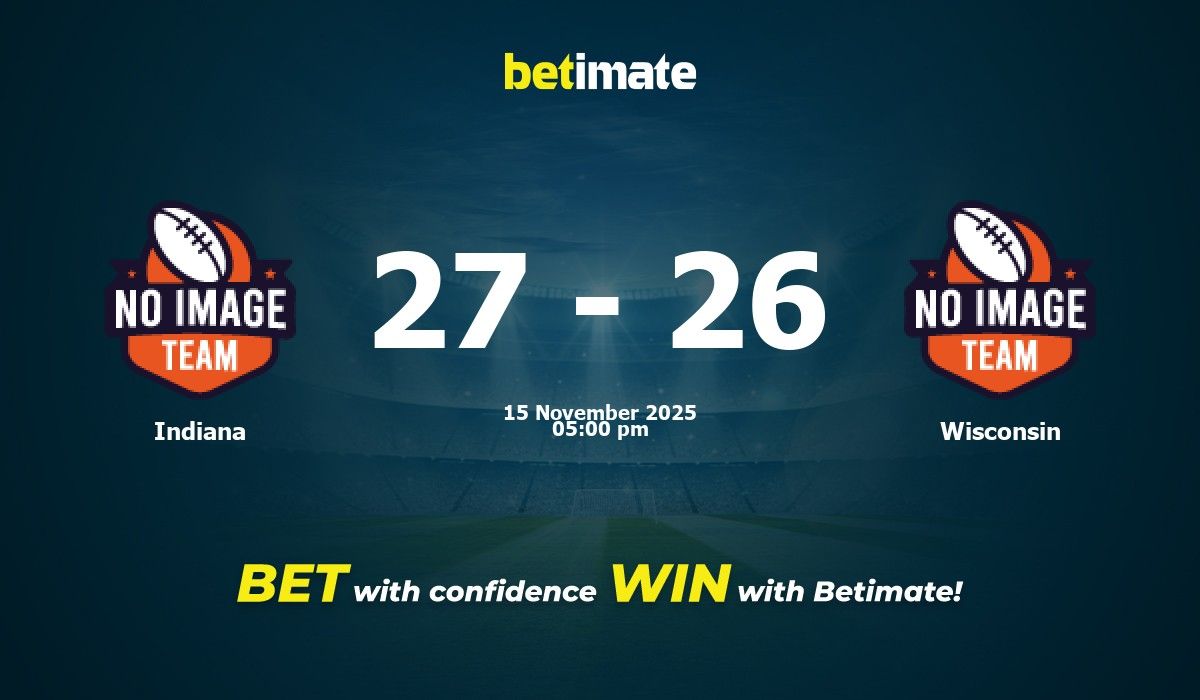 Indiana vs Wisconsin American Football Prediction, Odds & Betting Tips ...