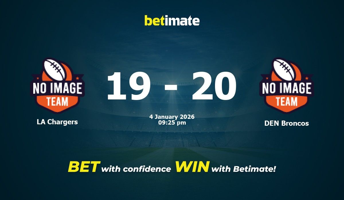 LA Chargers vs DEN Broncos American Football Prediction, Odds & Betting ...