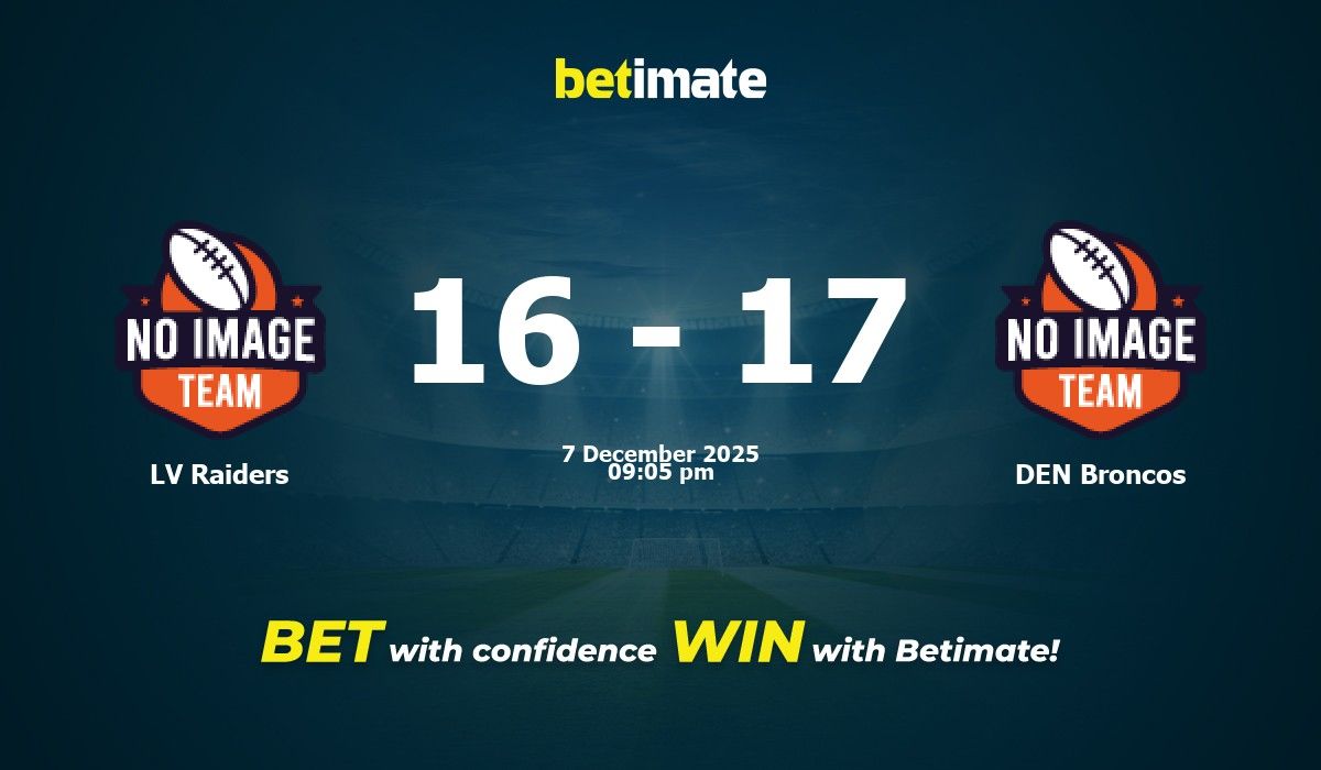LV Raiders vs DEN Broncos American Football Prediction, Odds & Betting ...