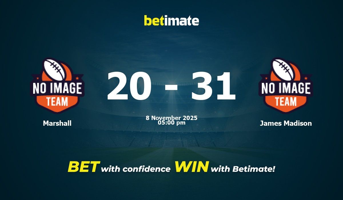 Marshall vs James Madison American Football Prediction, Odds & Betting ...