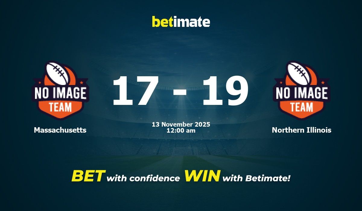 Massachusetts vs Northern Illinois American Football Prediction, Odds ...