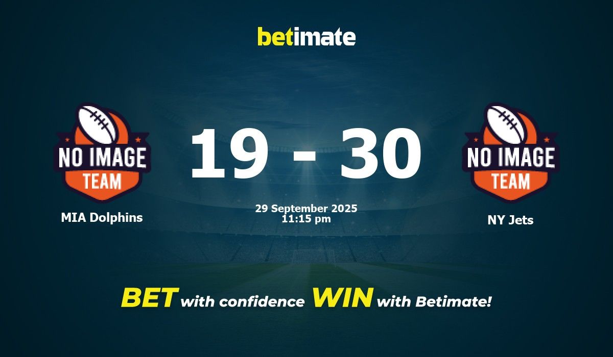 MIA Dolphins vs NY Jets American Football Prediction, Odds & Betting ...