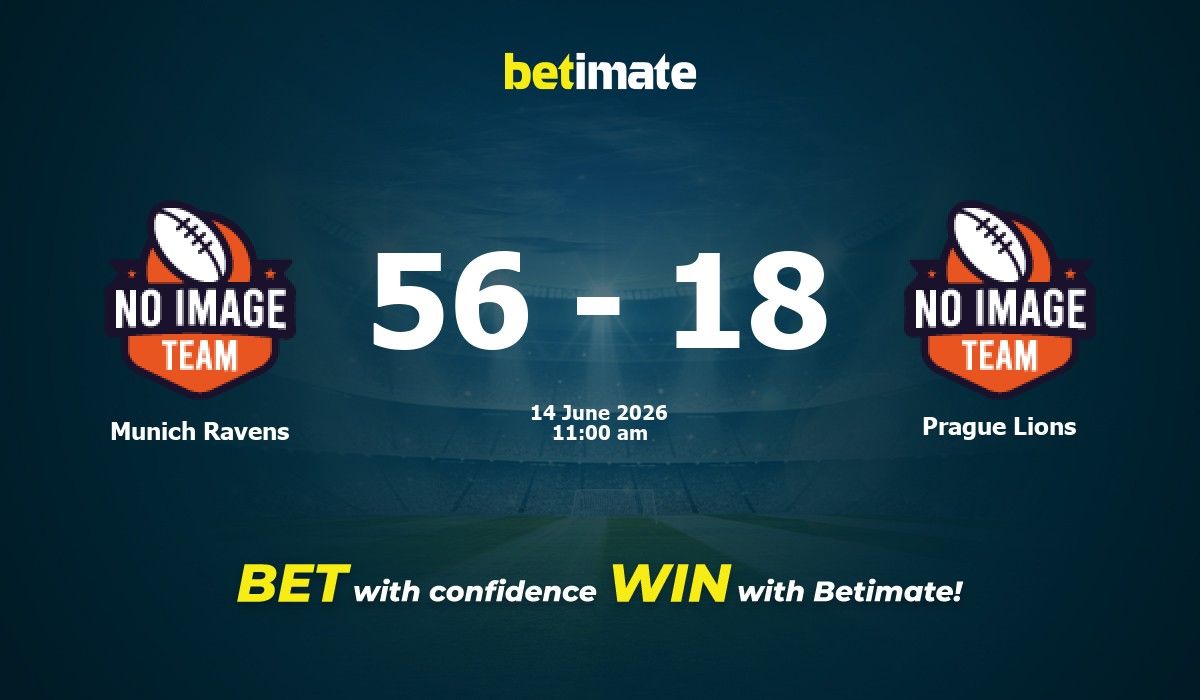 Munich Ravens vs Prague Lions American Football Prediction, Odds ...